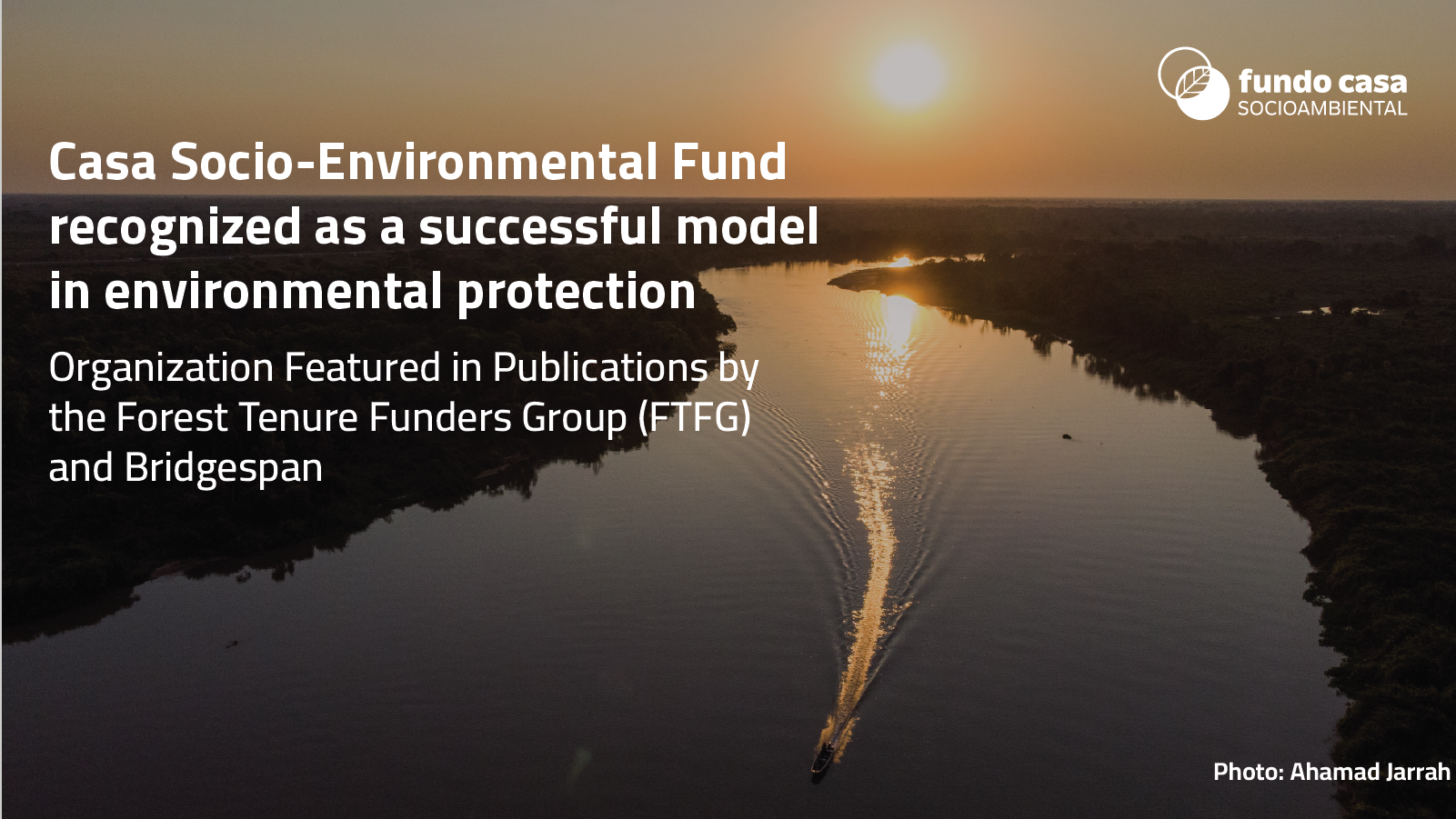 Casa Socio-Environmental Fund recognized as a successful model in ...